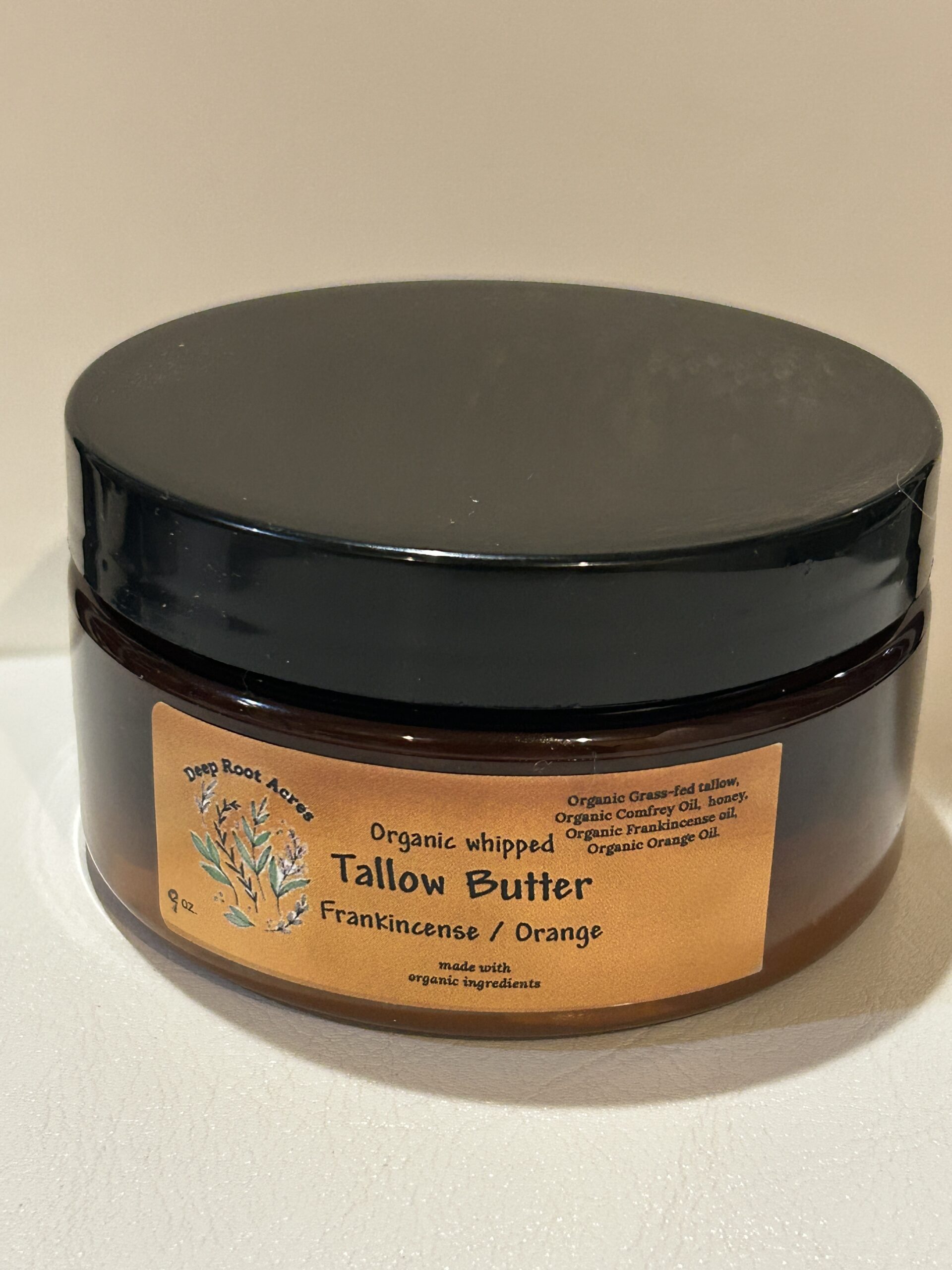 Whipped Tallow Butter - 9oz - Deep Root Acres